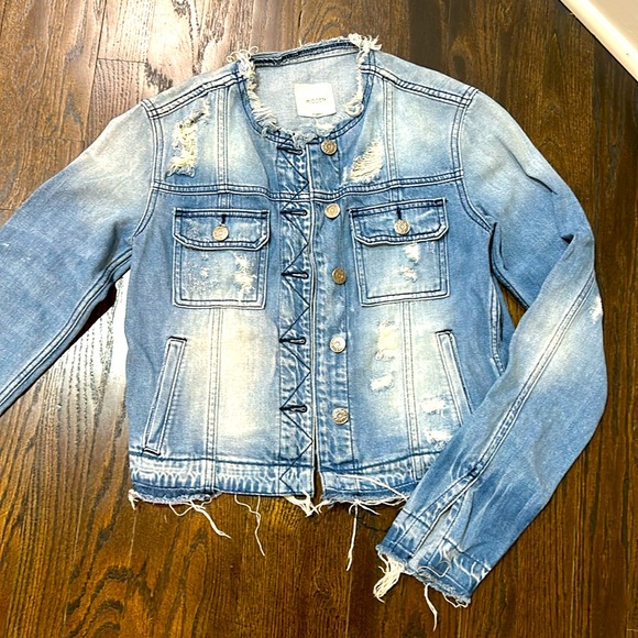 Hidden | Jackets & Coats | Hidden Womans Jean Jacket Distressed Light ...